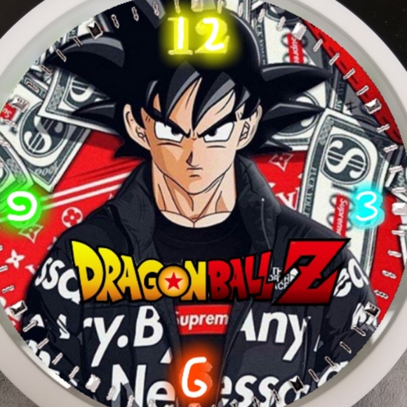 unkno | Wall Decor | Dbz Personalized Clock | Poshmark